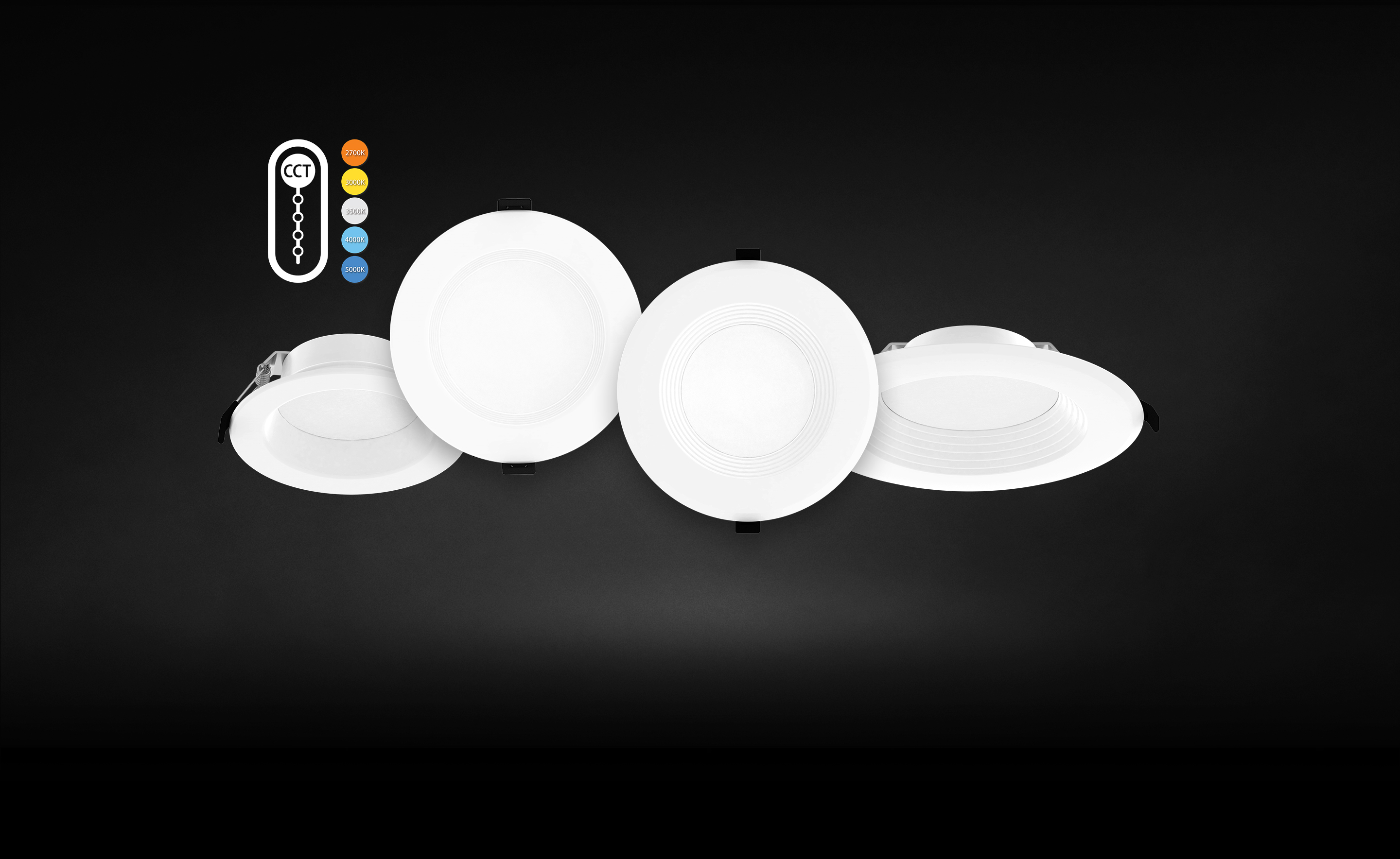 CCT Adjustable Deep Recessed Wafer - RAB Lighting