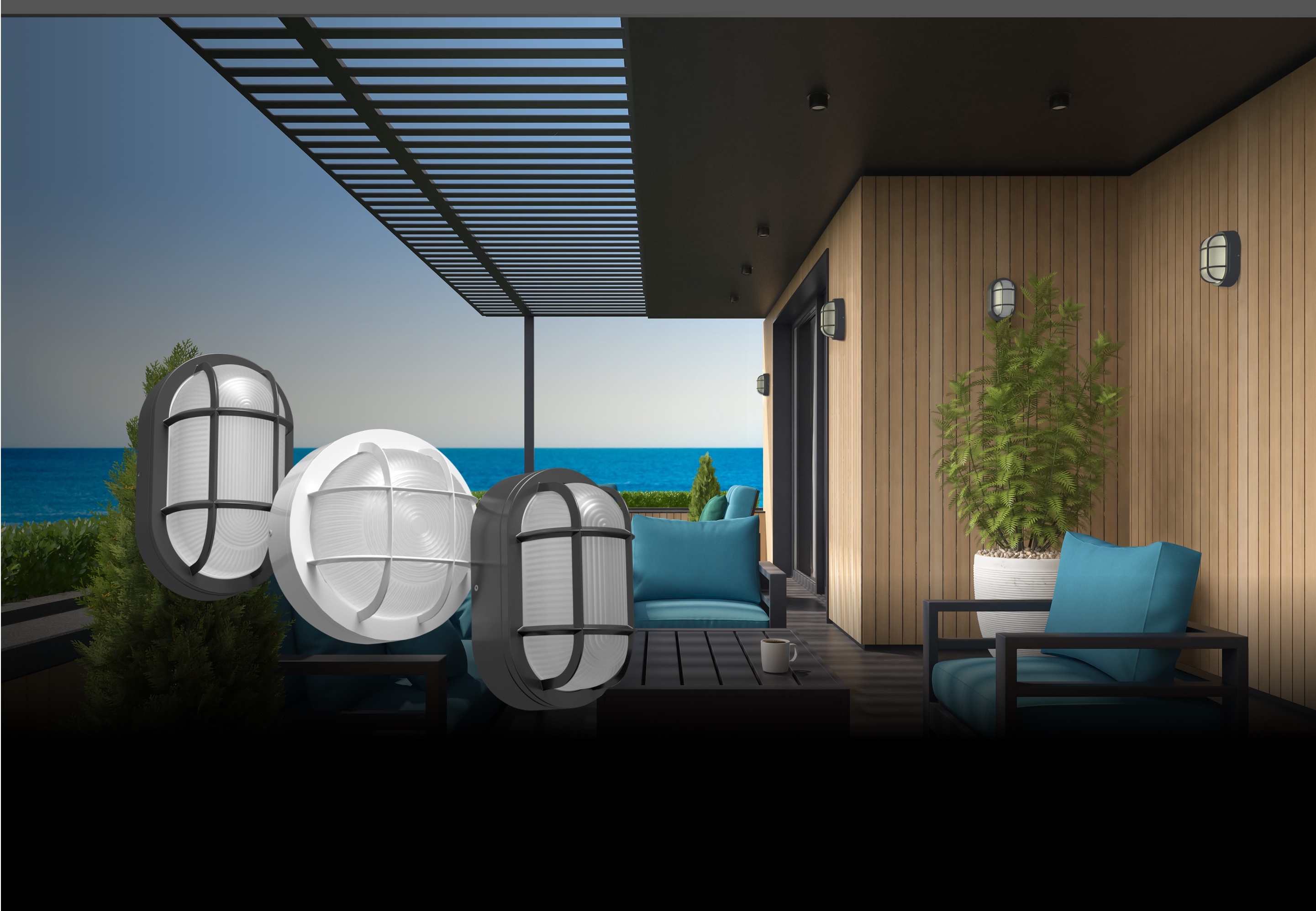 Bulkhead Wall Sconces - RAB Lighting