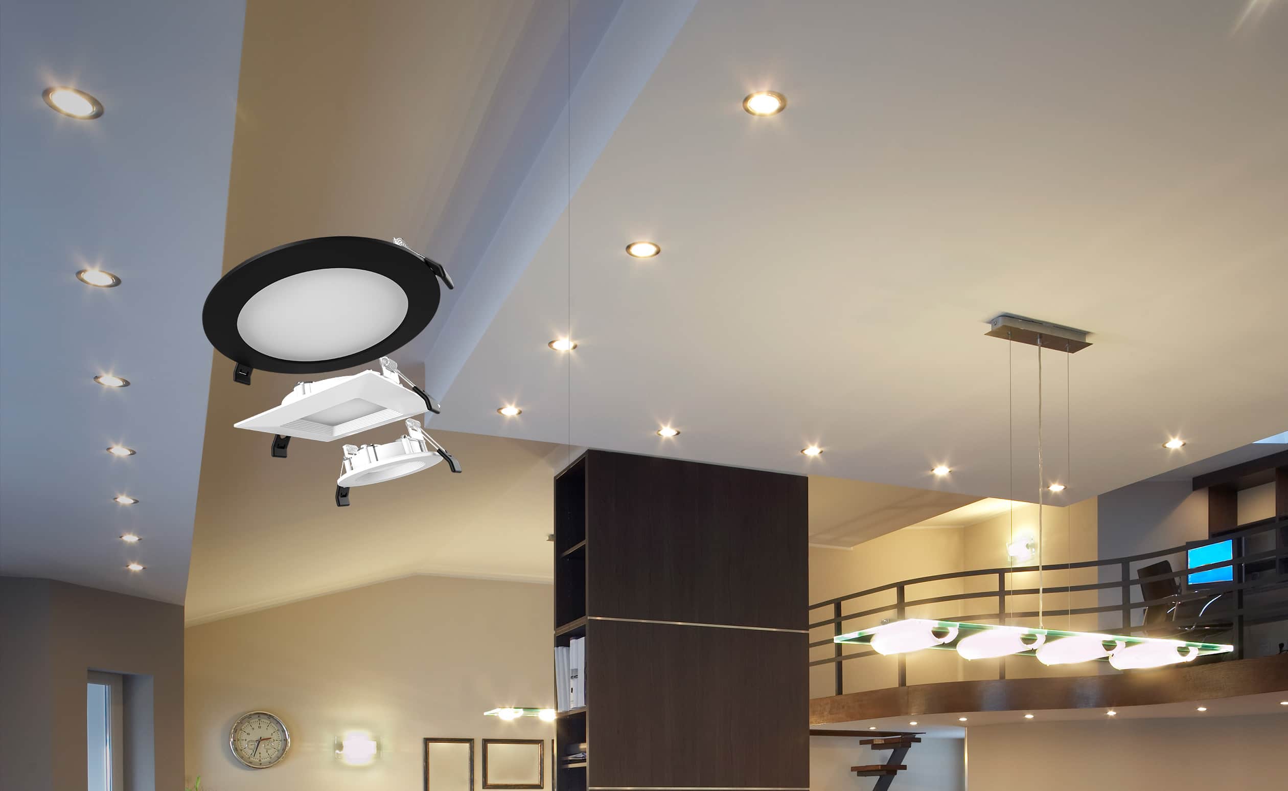 Field-Adjustable Edgelit Wafers - RAB Lighting