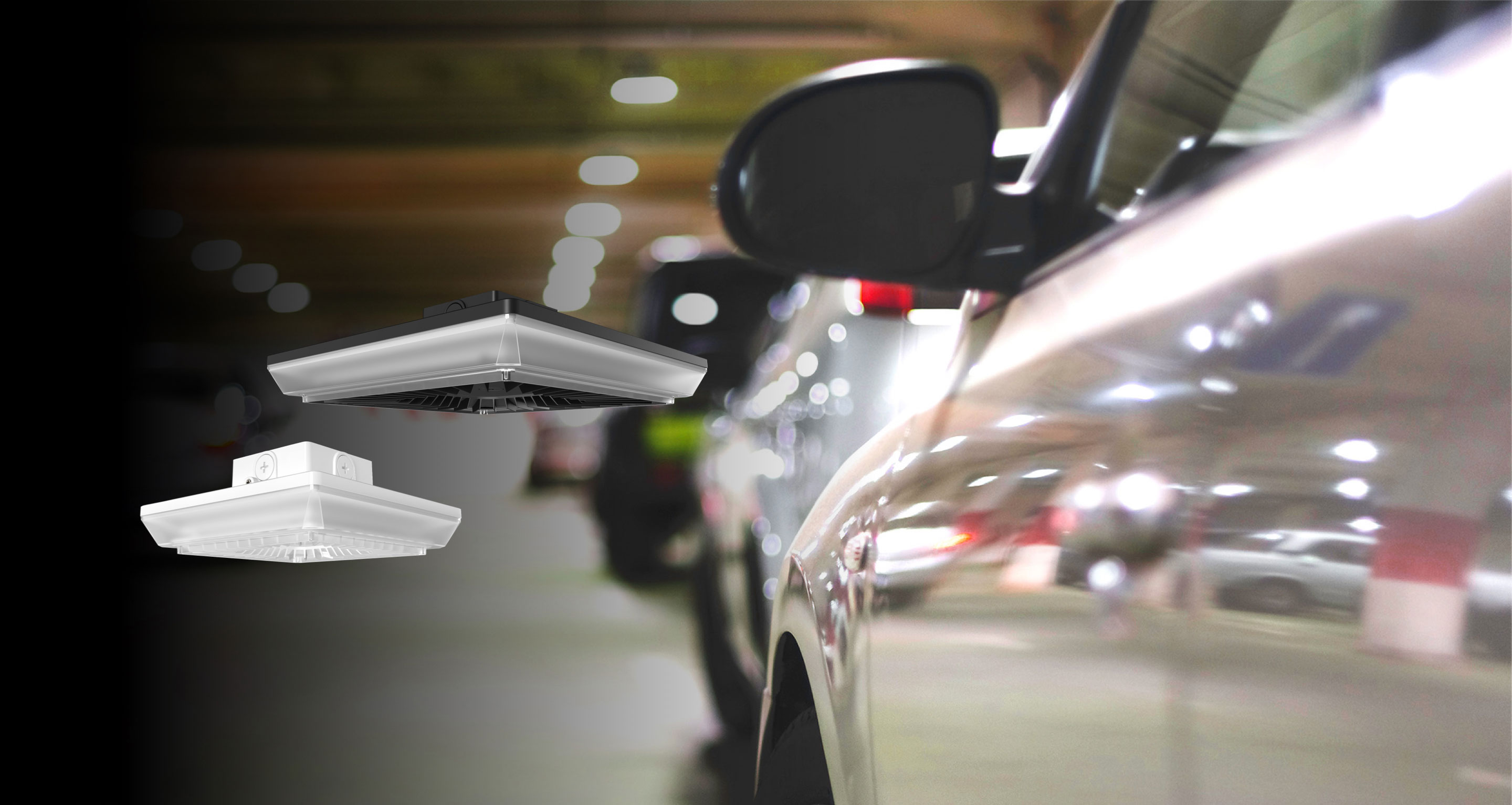 PORTO Field Adjustable Garage Light - RAB Lighting