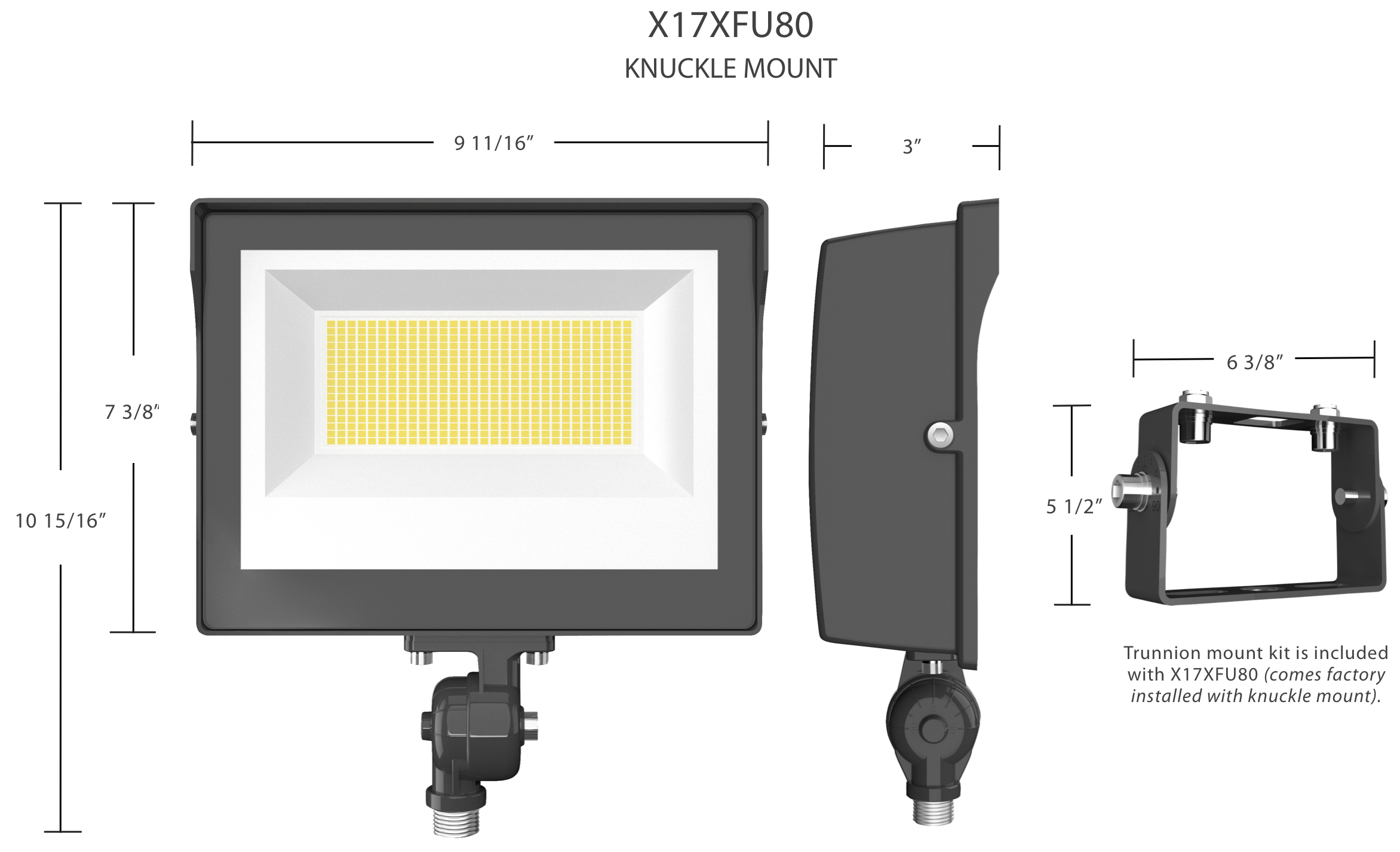X17 Field-Adjustable Floodlight - Lighting