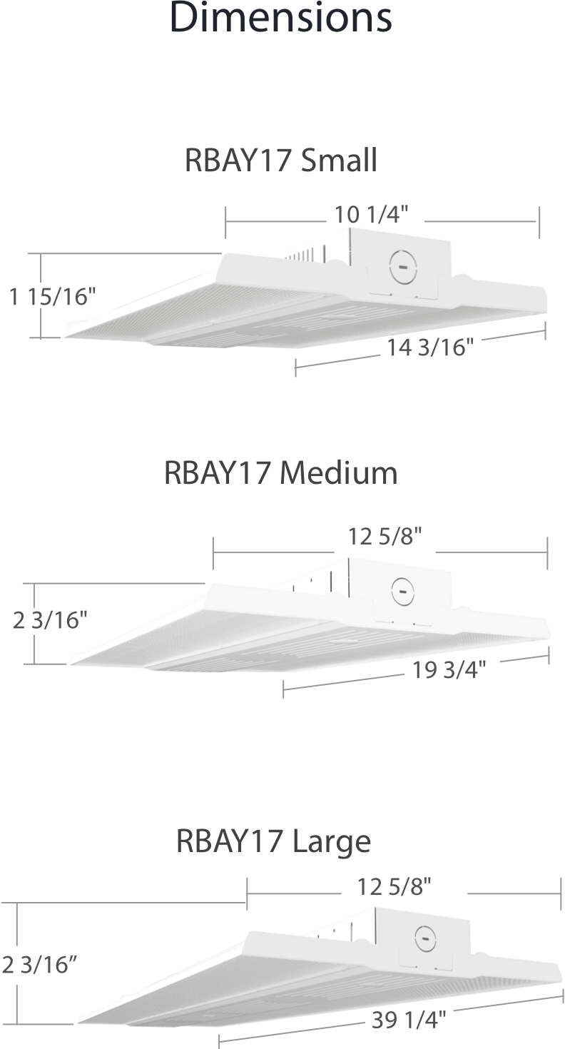 RBAY17 Linear High Bay Field Adjustable - RAB Lighting