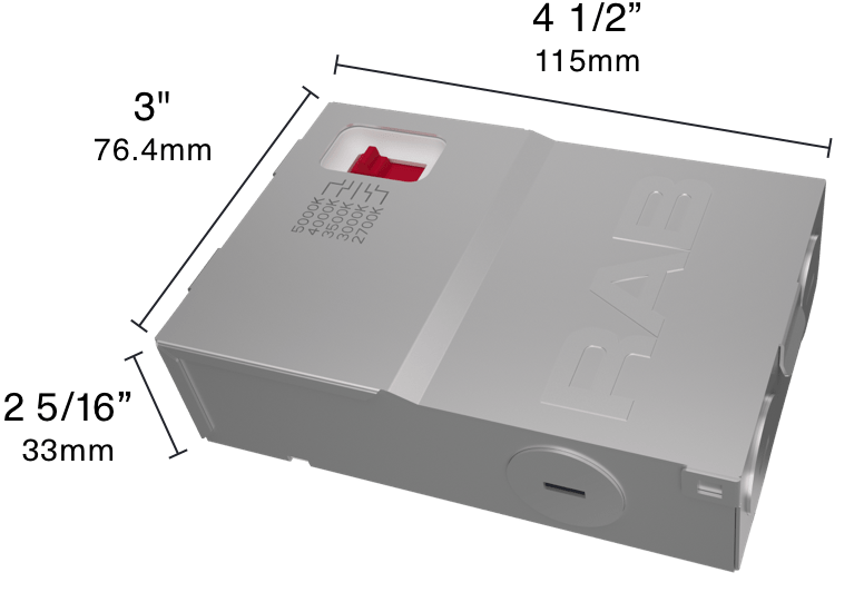 Field-Adjustable Edgelit Wafers - RAB Lighting