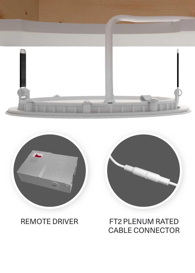 Field-Adjustable Edgelit Wafers - RAB Lighting