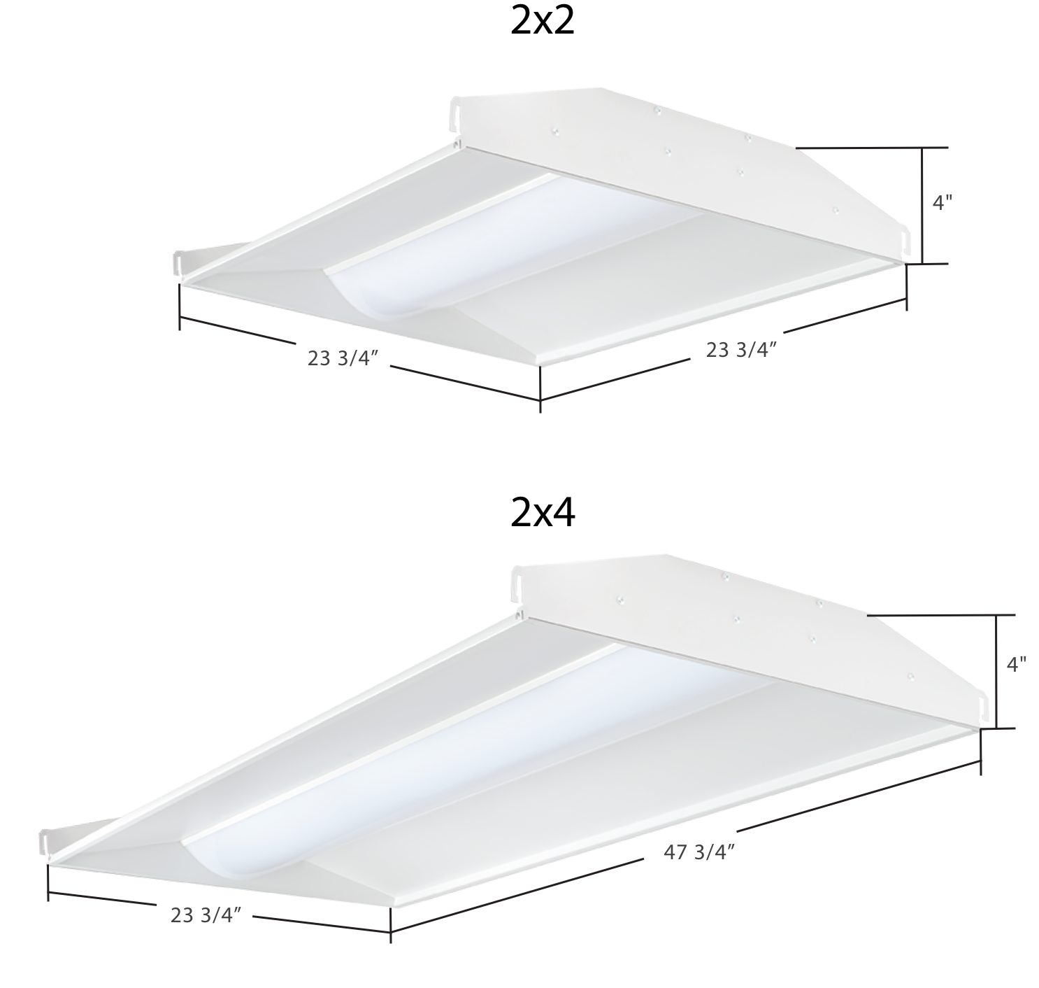 SWISH® Field-Adjustable Center Basket Troffer - RAB Lighting