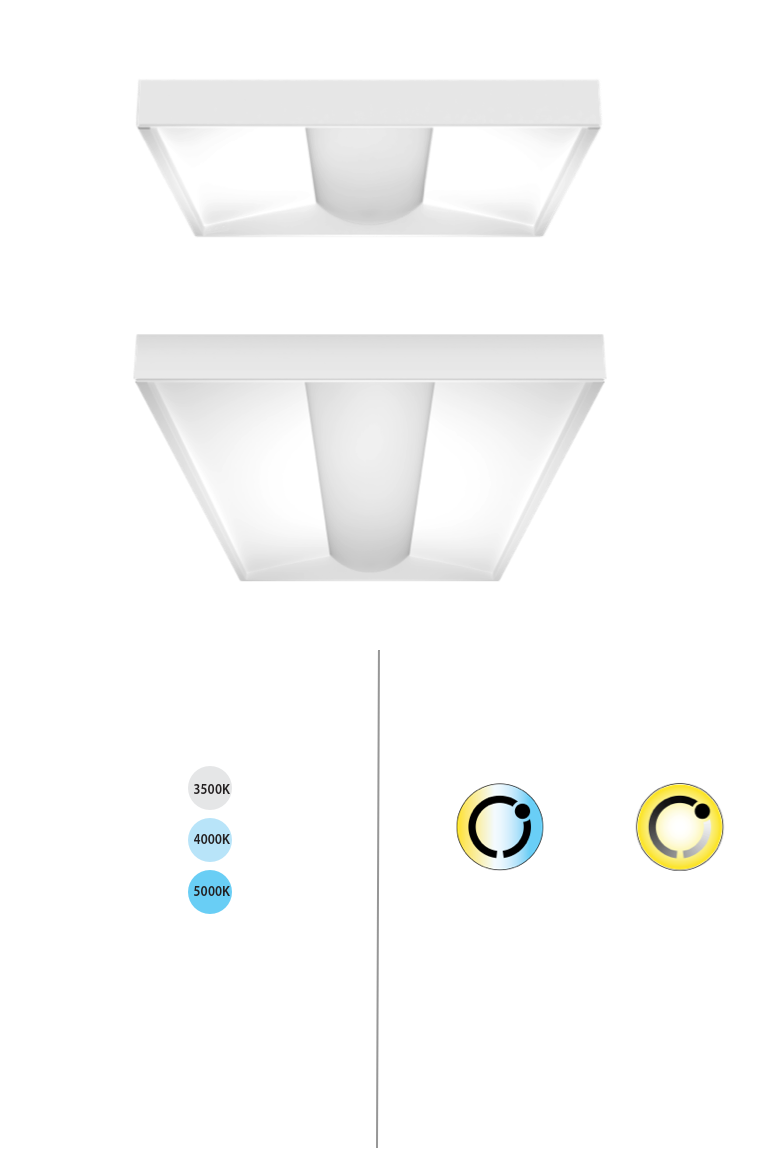 SWISH® Field-Adjustable Center Basket Troffer - RAB Lighting