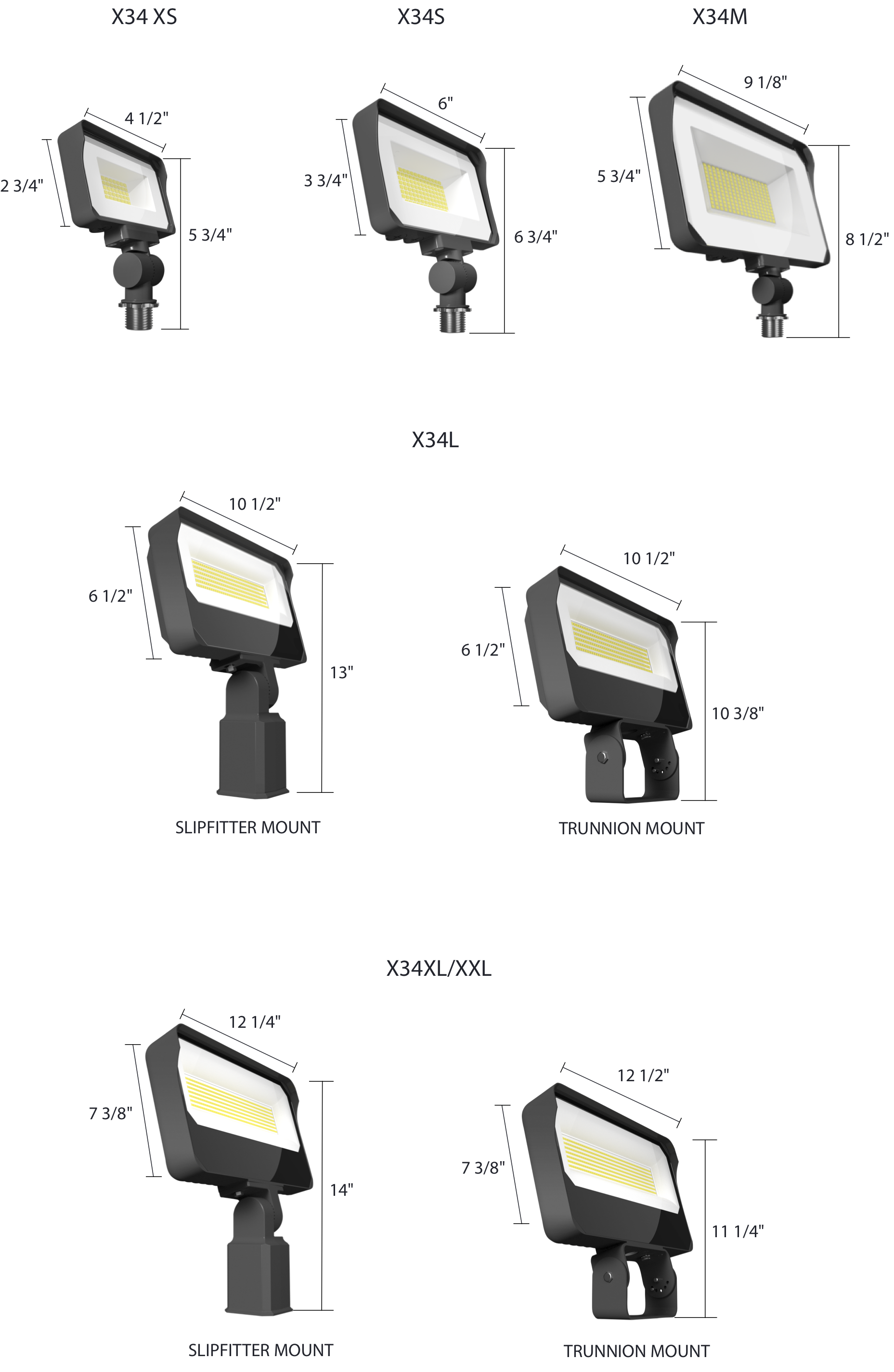 X34®Field-Adjustable Floodlight - RAB Lighting